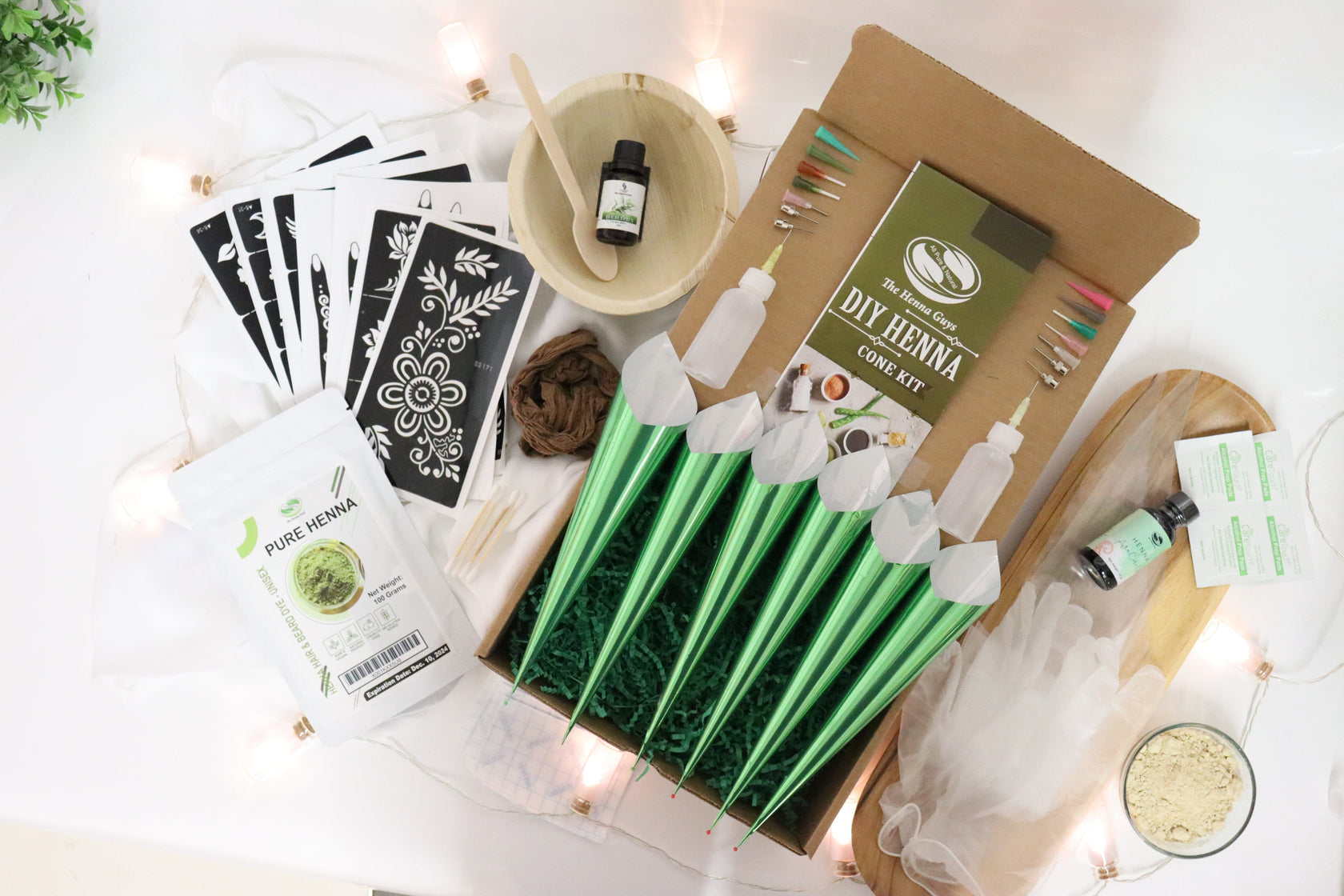 Henna Cones DIY Kit - Henna Cone kit - Organic Henna Cones – The Henna Guys