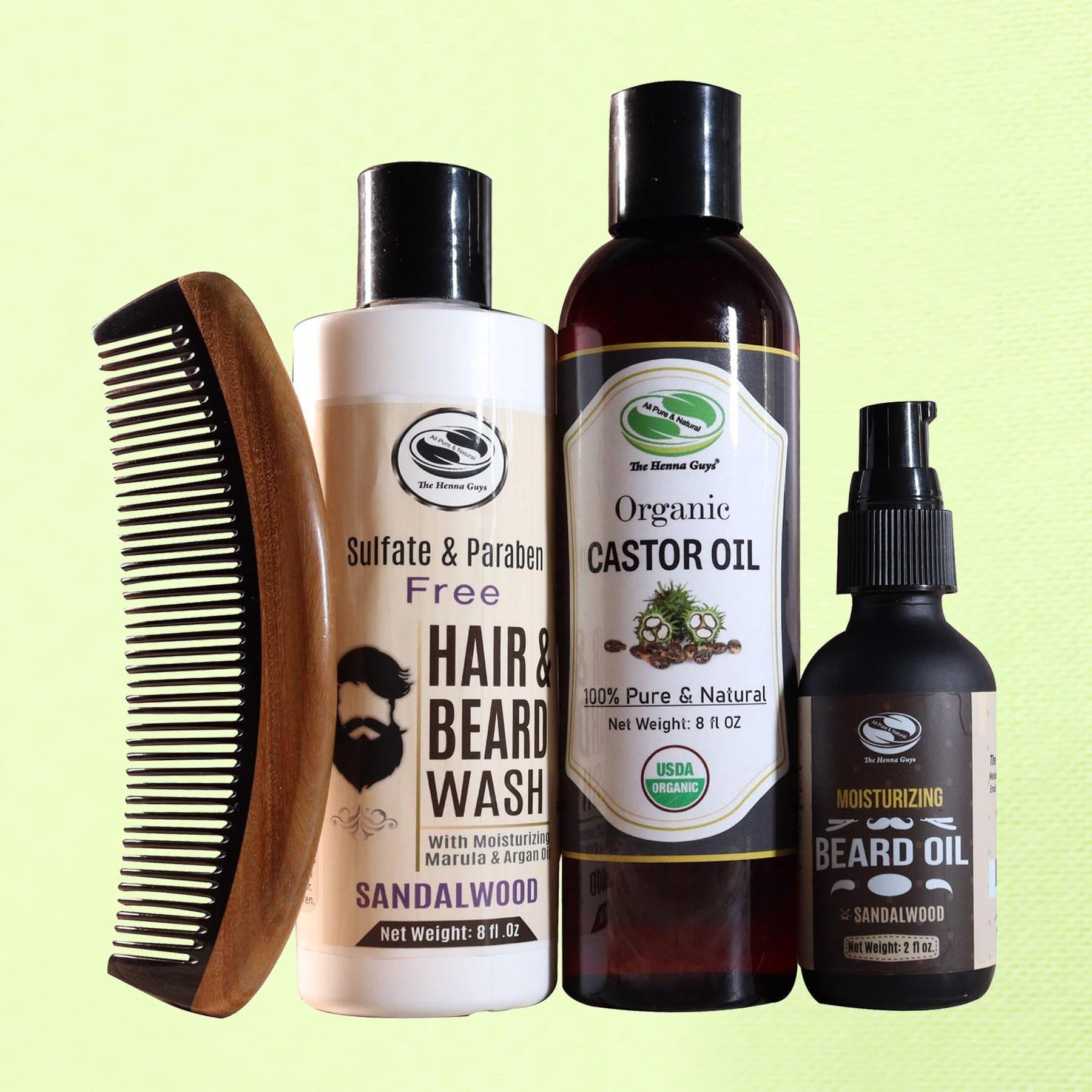 Beard Growth Kit - Henna Beard Dye - Beard Care – The Henna Guys