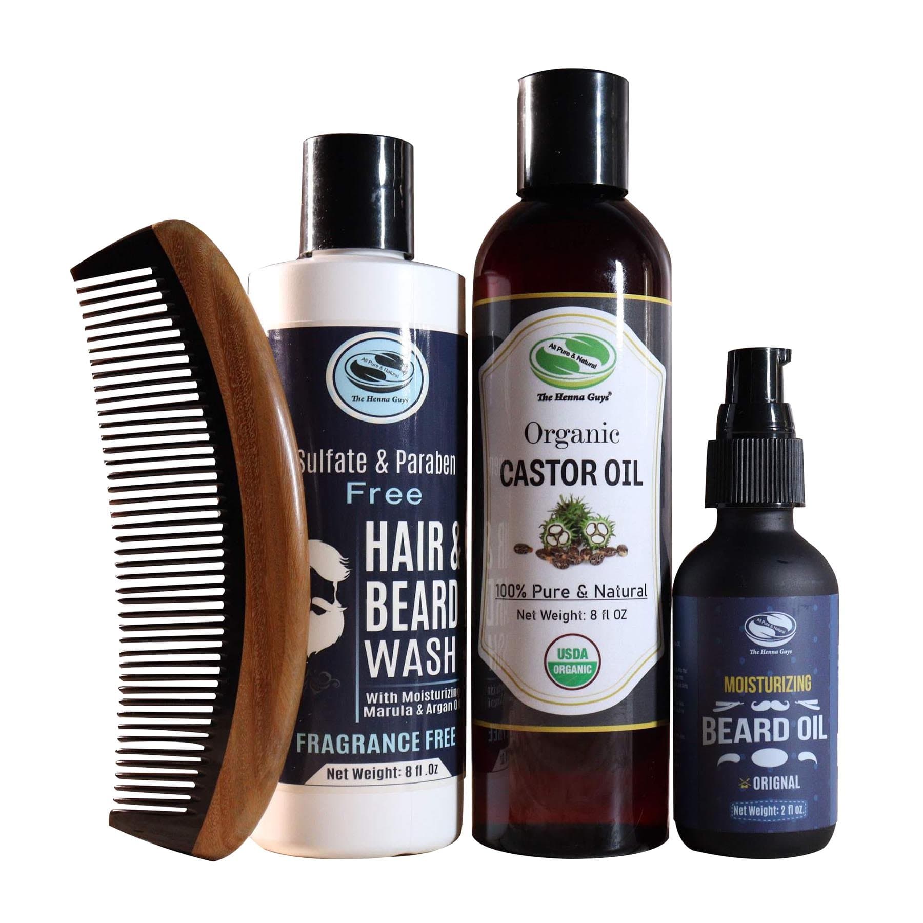 Beard Growth Kit - Henna Beard Dye - Beard Care – The Henna Guys