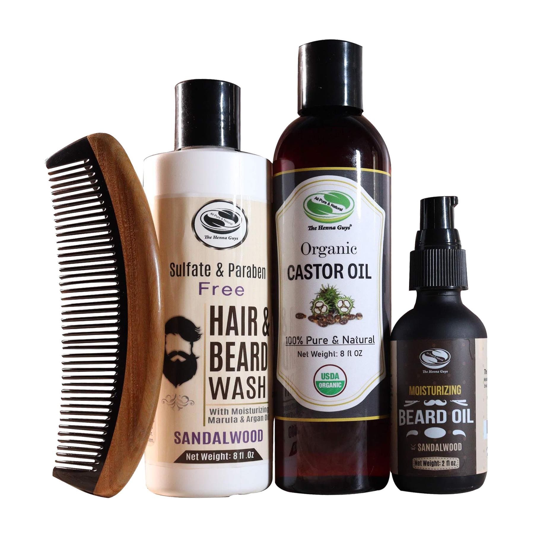 Beard Growth Kit - Henna Beard Dye - Beard Care – The Henna Guys