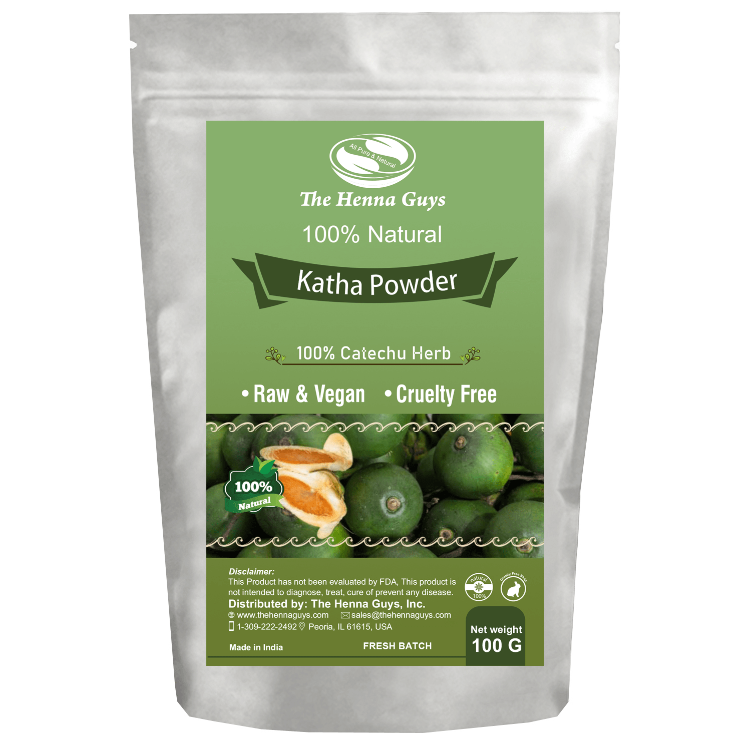 Hair Thickening Combo - Brahmi Powder - Katha Powder – The Henna Guys