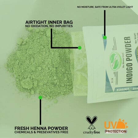 Indigo Powder for Hair - Chemicals free I The Henna Guys