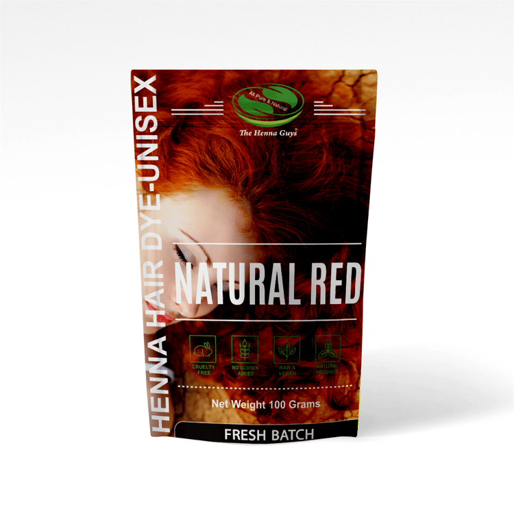Natural Red Henna Hair Dye | The Henna Guys® | Plant-Based Hair Color