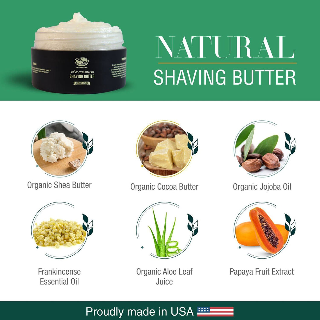 Shaving Butter - Shave Butter for Beard - Lemongrass & Eucalyptus – The ...